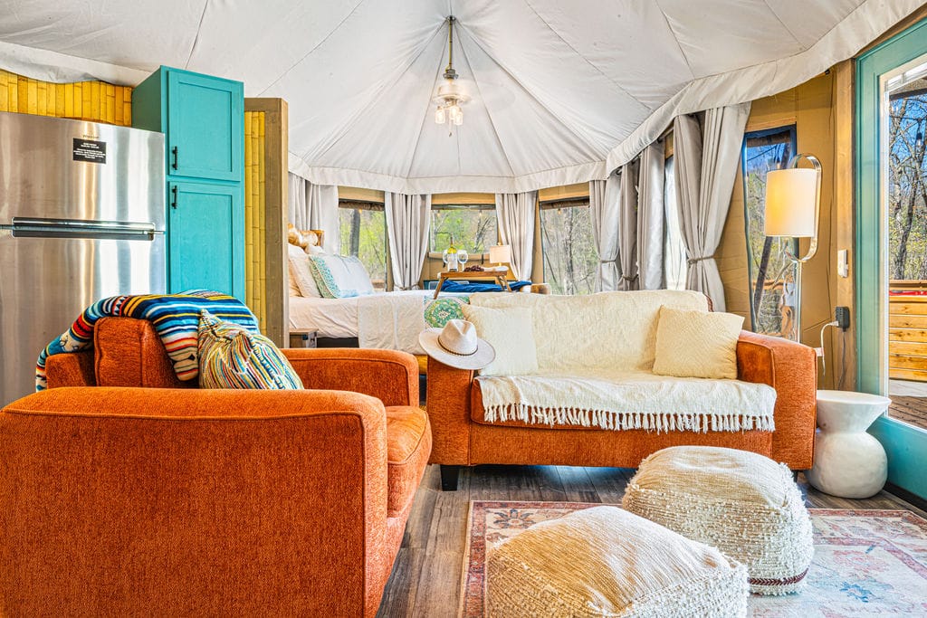 Book Canopy | Luxury Tents - Elk Hollow Resort